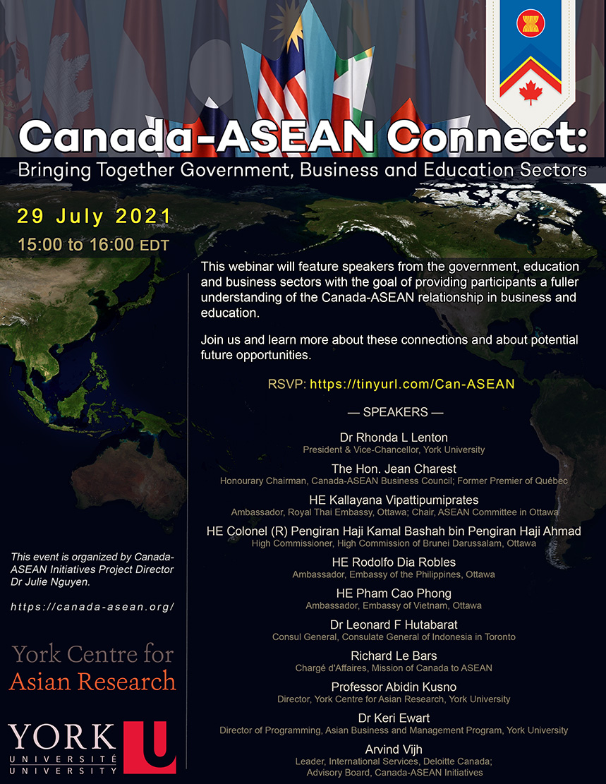 Webinar: Canada-ASEAN Connect: Bringing Together Government, Business ...