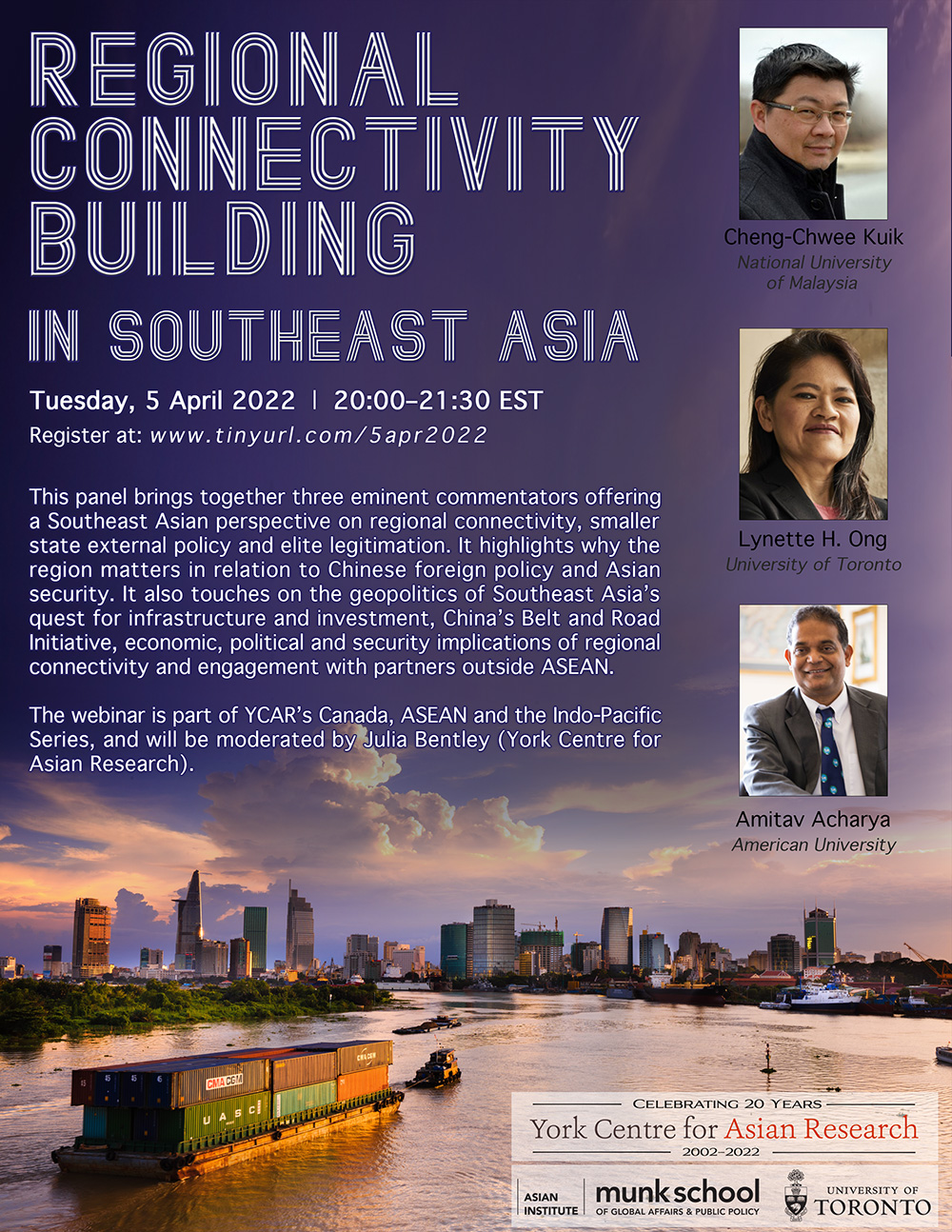 Webinar: Regional Connectivity Building in Southeast Asia, April 5 ...